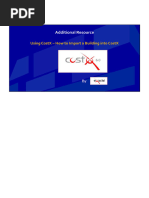 CostX 6.0 Introductory Manual | PDF | Keyboard Shortcut | Computer Keyboard
