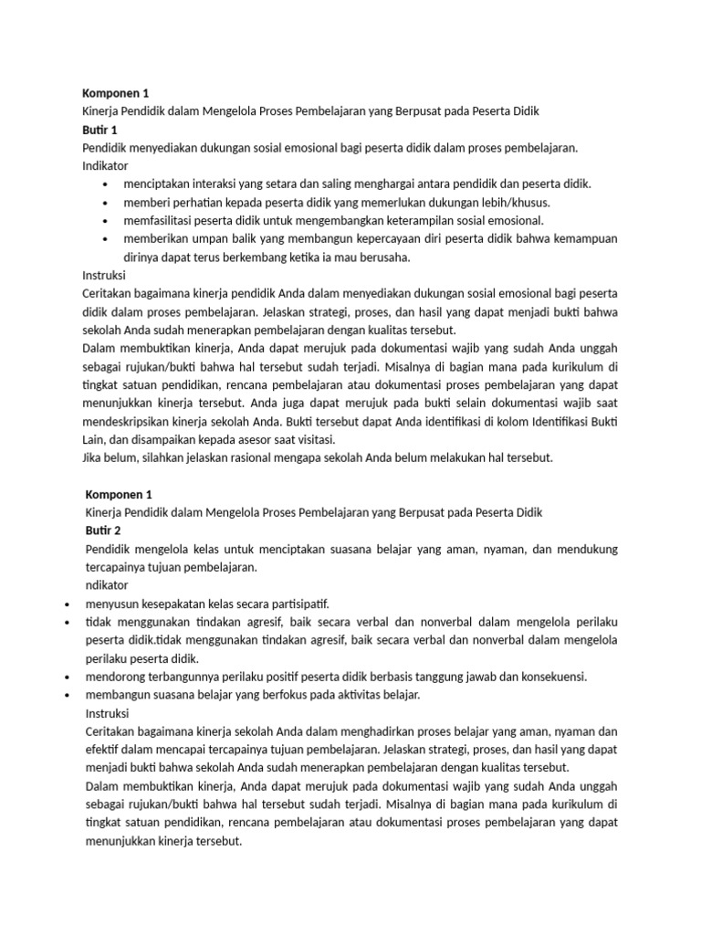 Instrumen Akre 2024 DKA | PDF | Karier & Perkembangan | Bisnis