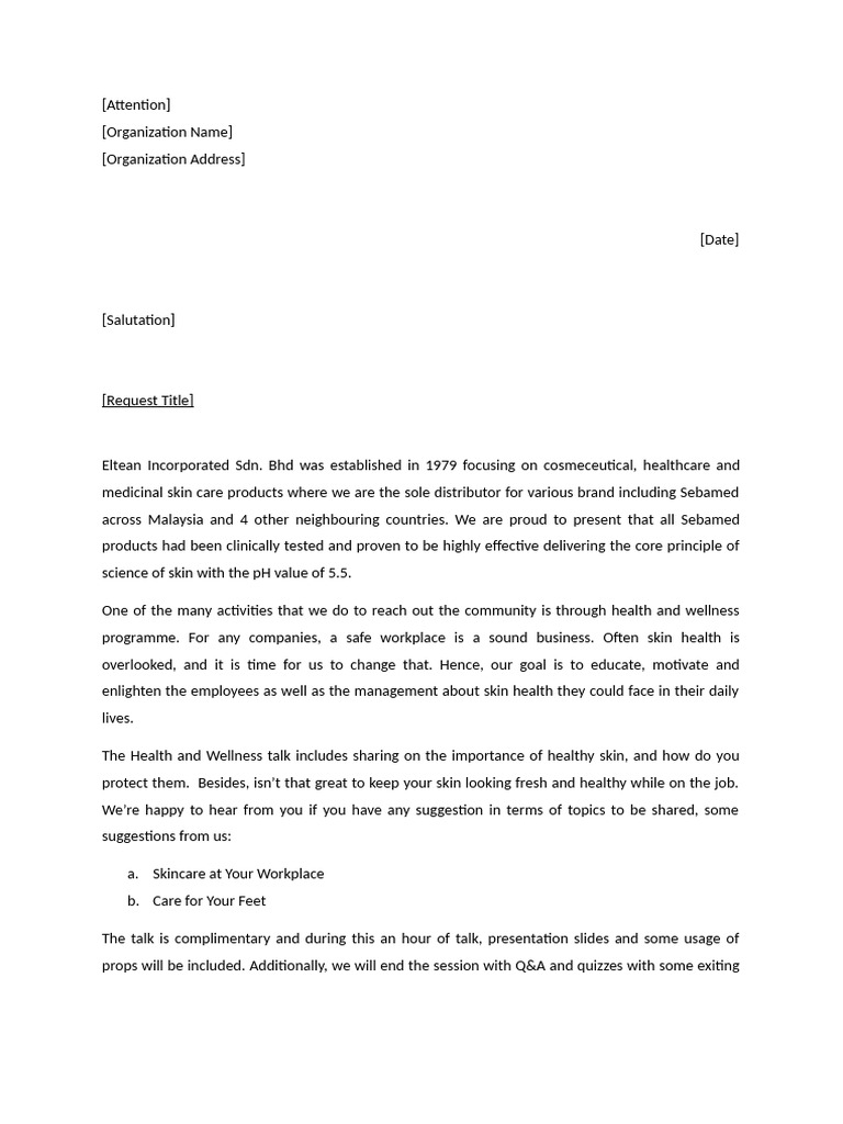 Letter Corporate Association | PDF | Career & Growth | Business