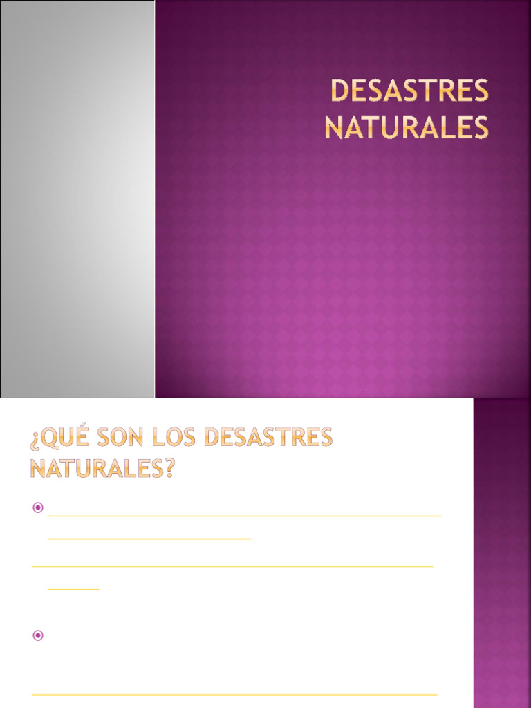 Cambio Climático y Desastres Naturales | PDF | Juegos y actividades ...
