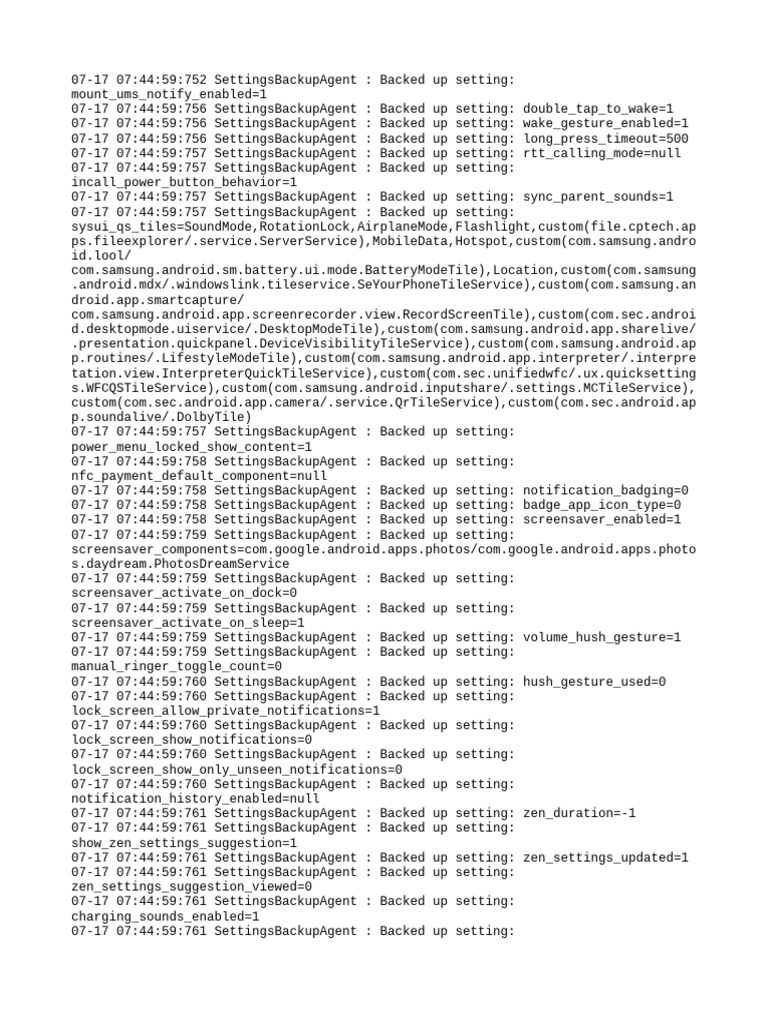 Settings Provider | PDF | Operating System Technology | Software