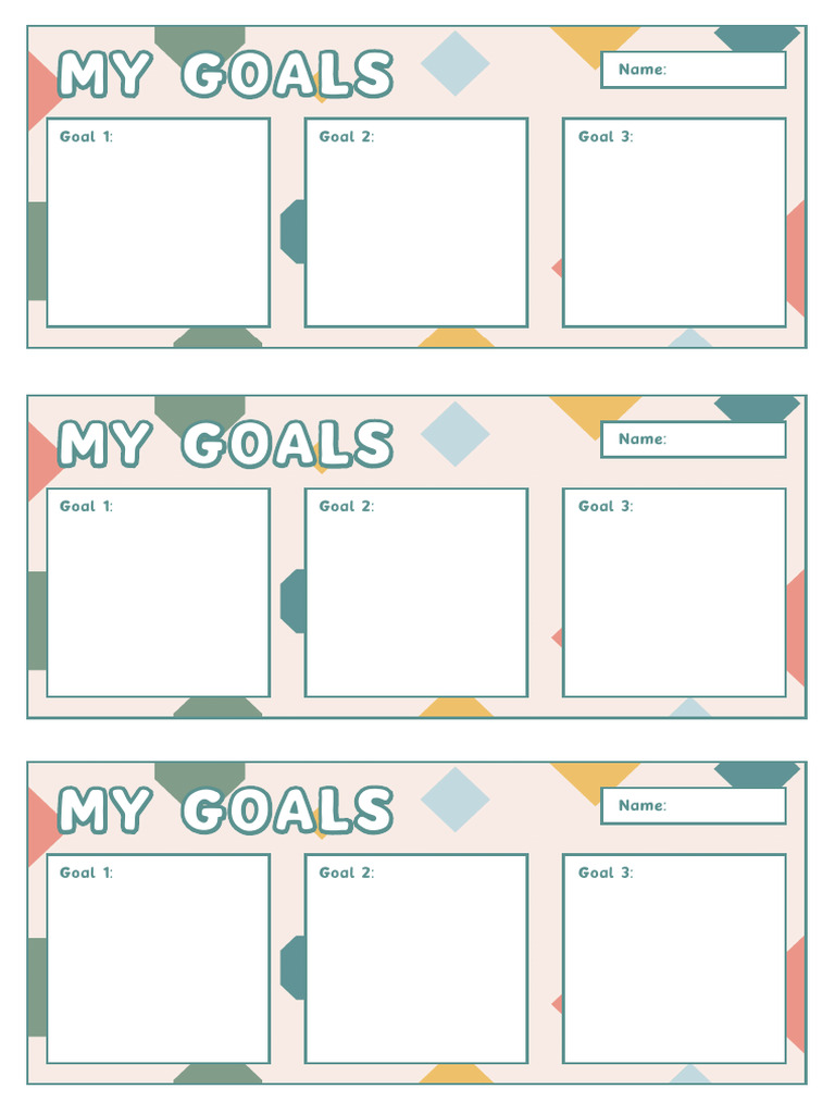 Goal Cards | PDF