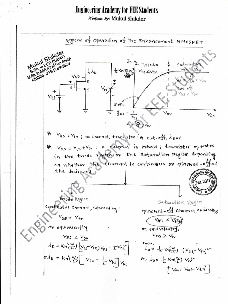 25metal Oxide Semi-Conductir Fiueld Effevt Transistor (MOSFET) | PDF ...