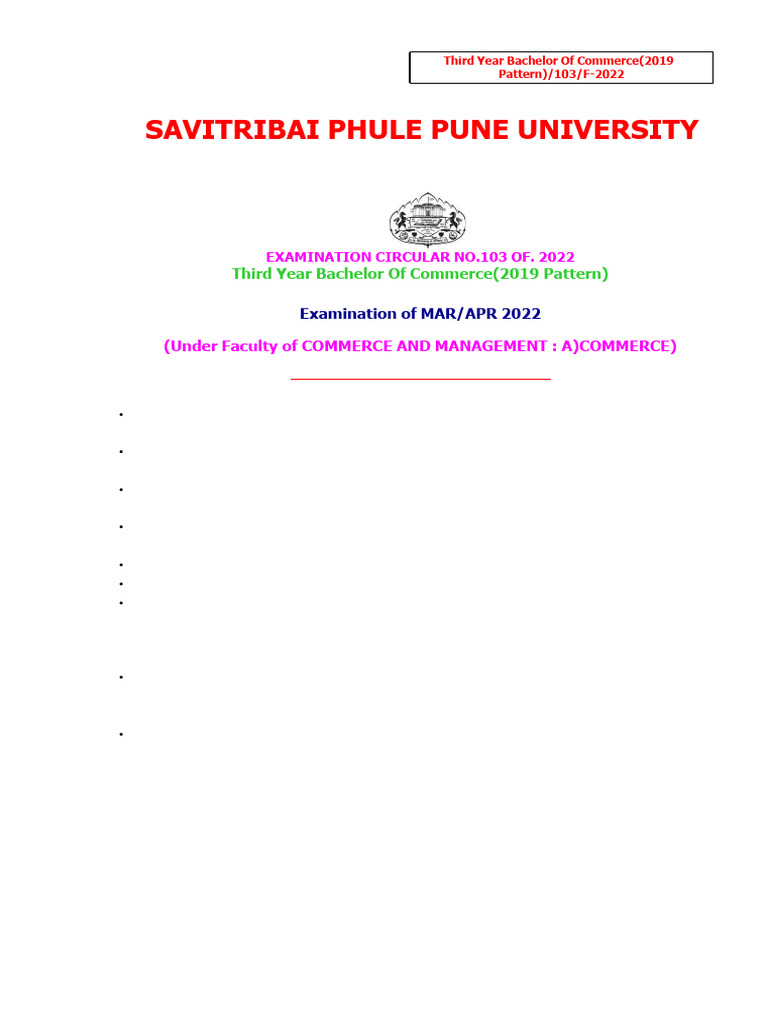 Time Table of BACHELOR OF COMMERCE (2019) | PDF | Accounting | Business