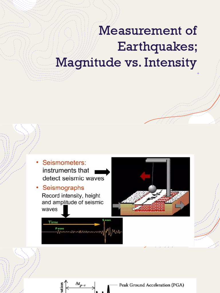Understanding Earthquake Magnitude and Intensity | PDF