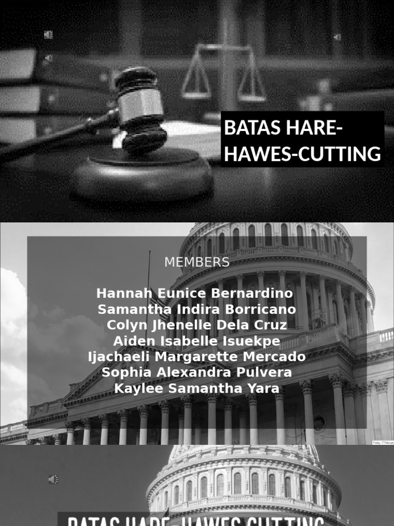 Batas Hare Hawes Cutting | PDF