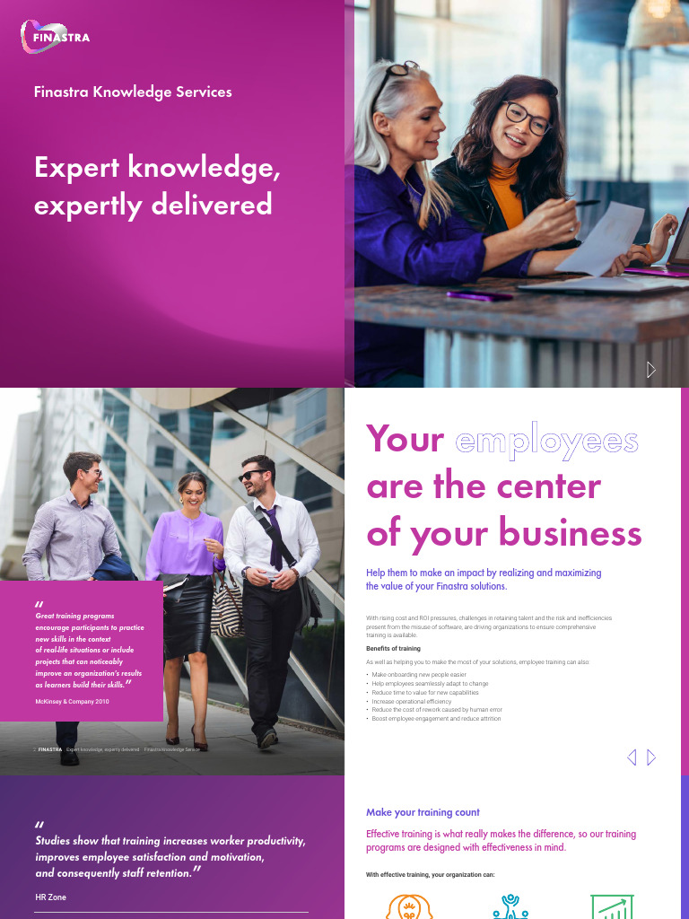 brochure_finastra-knowledge-services | PDF | Educational Technology | Learning