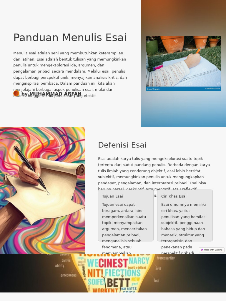 Panduan Menulis Esai | PDF