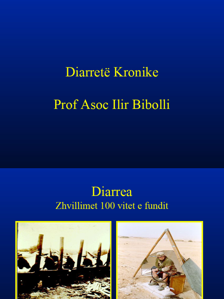 Diarretë Kronike Prof Asoc Ilir Bibolli | PDF