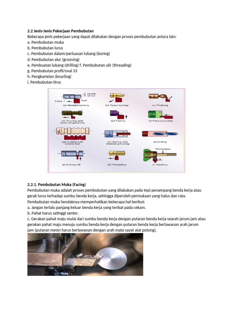 Materi Bubut 2 | PDF