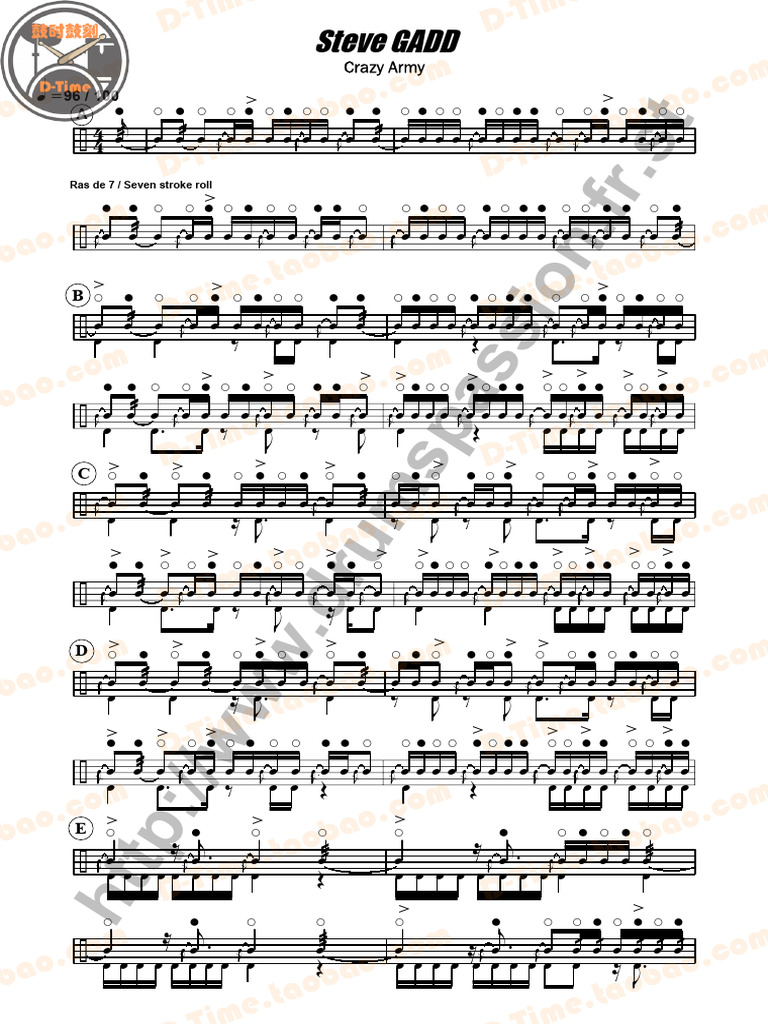 Steve Gadd - Crazy Army | PDF