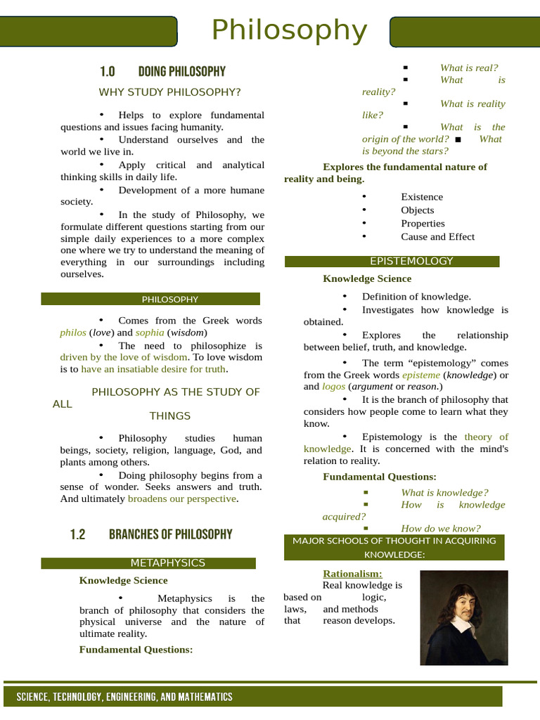 Introduction To The Philosophy of The Human Person (NOTES) | PDF ...