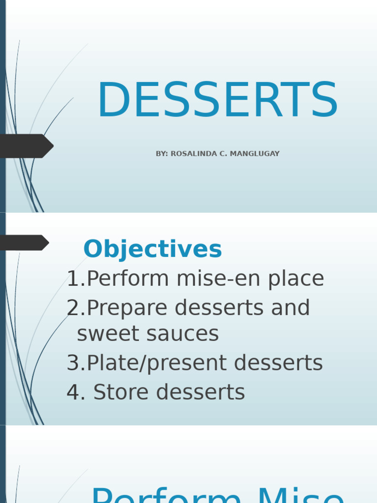 Desserts | PDF | Cakes | Desserts