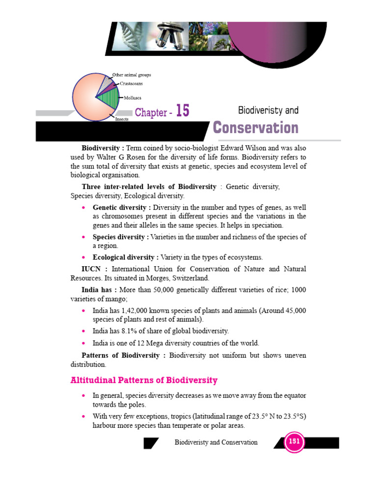 12-Biology-Revision-Questions-2017-18-chapter-15 | PDF | Biodiversity | Conservation Biology