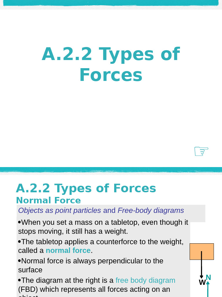 A.2.2 - Types of Forces | PDF | Force | Buoyancy