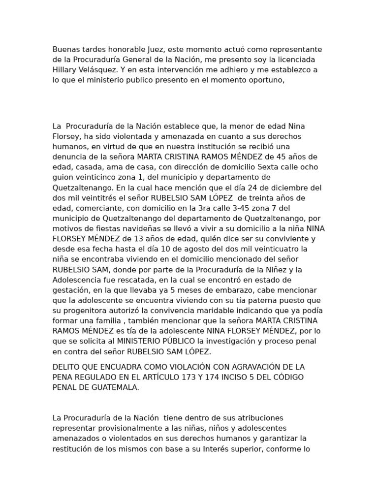 Guia de Audiencia PGN | PDF