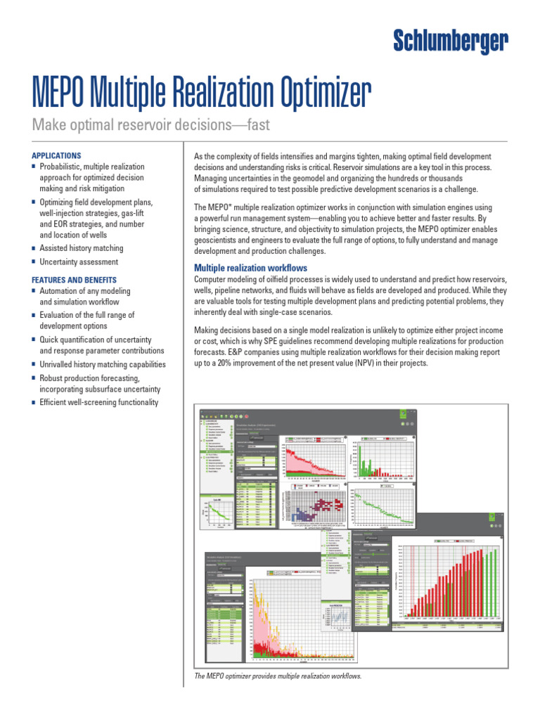 MEPO Optimizer for Reservoir Decision-Making | PDF | Simulation ...