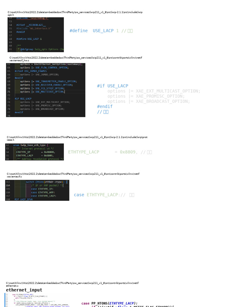 lacp 설정 | PDF | Computer Programming | Ethernet