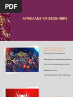 Afrikaans Tenses Explained | PDF