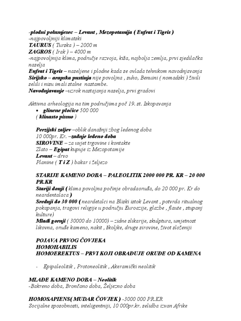 Plodni Polumjesec | PDF