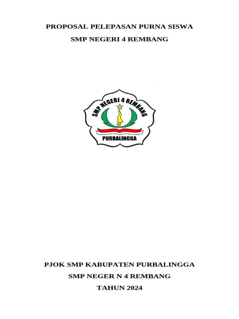 Proposal Pelepasan Purna Siswa | PDF