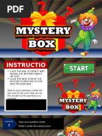 Interactive Mystery Box Questions | PDF