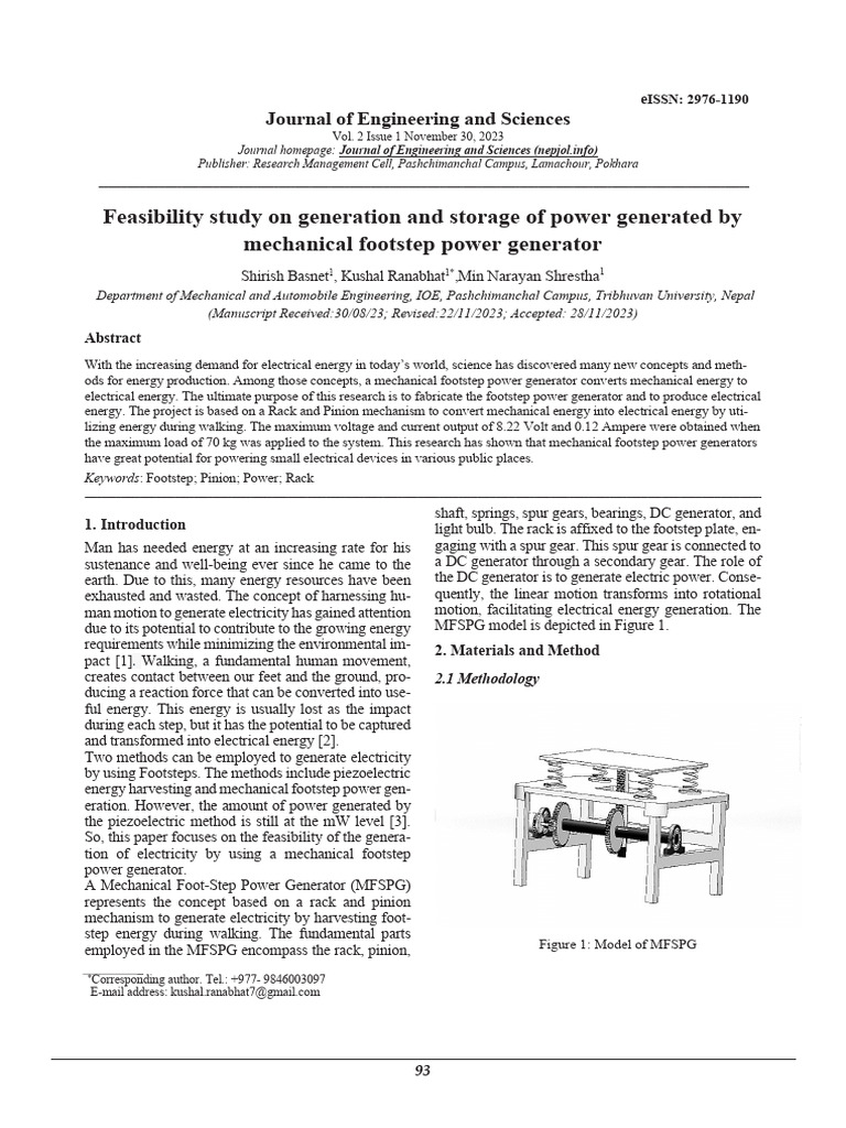 Basnet at Al | PDF | Electric Generator | Gear