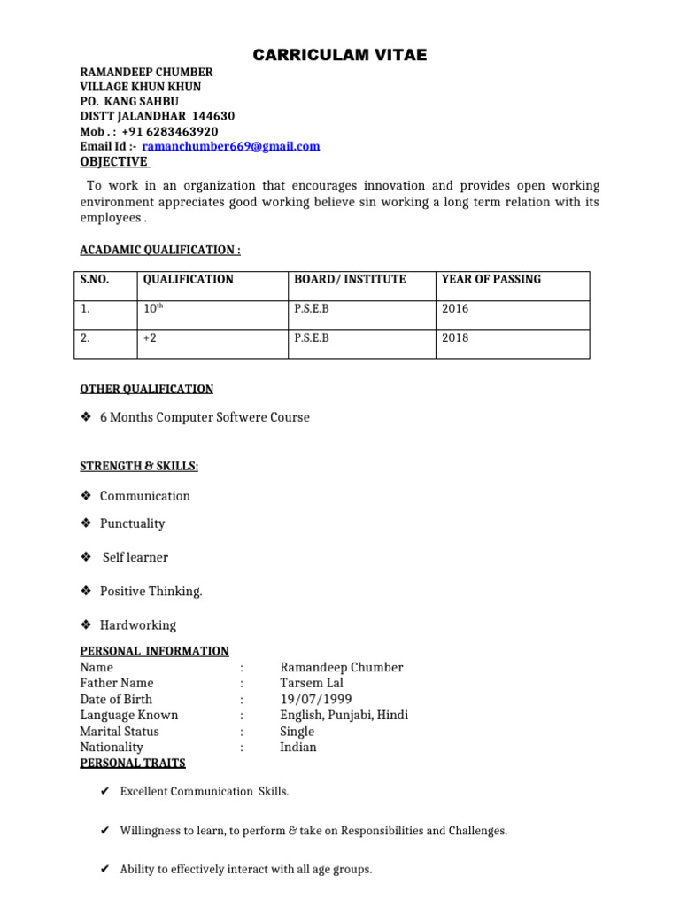 Ramandeep Chumber | PDF