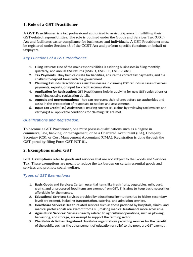 Gst assignment | PDF | Value Added Tax | Taxes