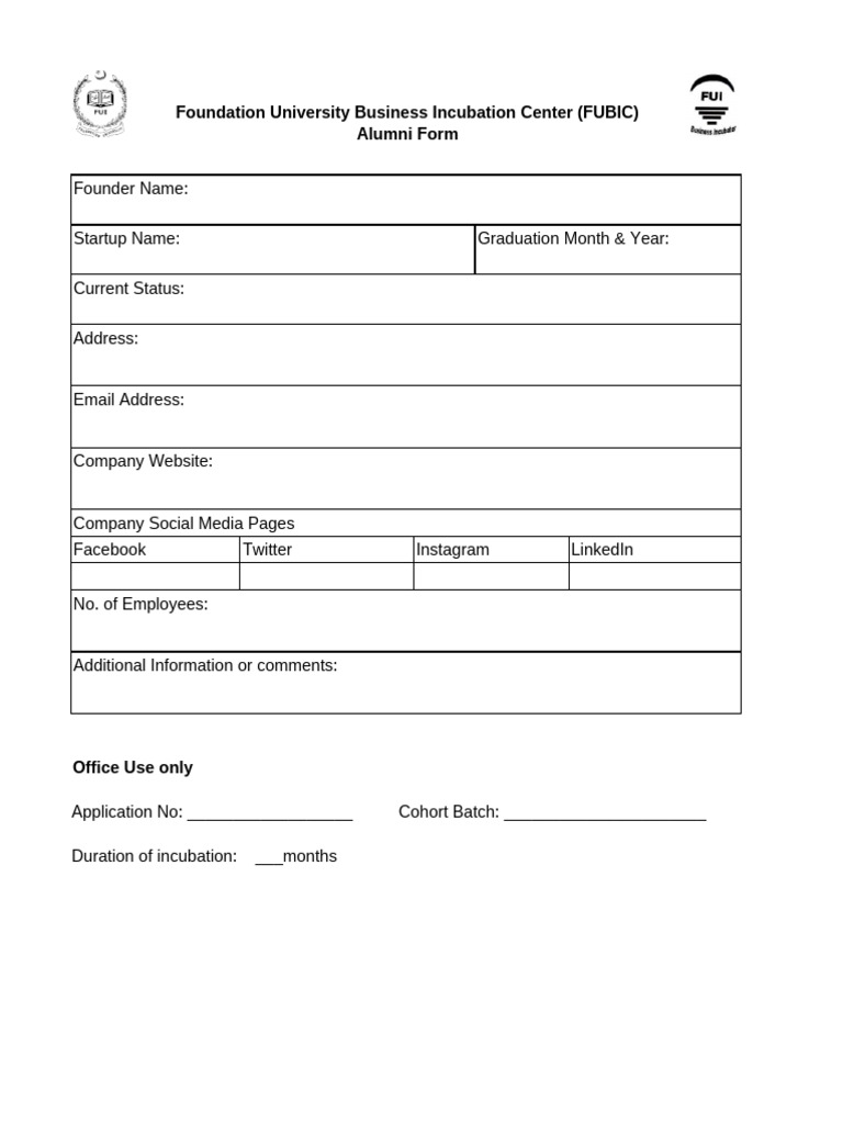 Alumni Form | PDF