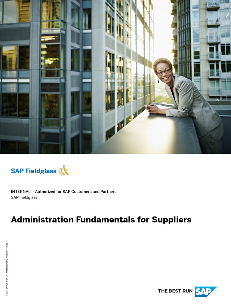 SAP FG Supplier Administration Fundamentals | PDF | User (Computing) | Icon (Computing)