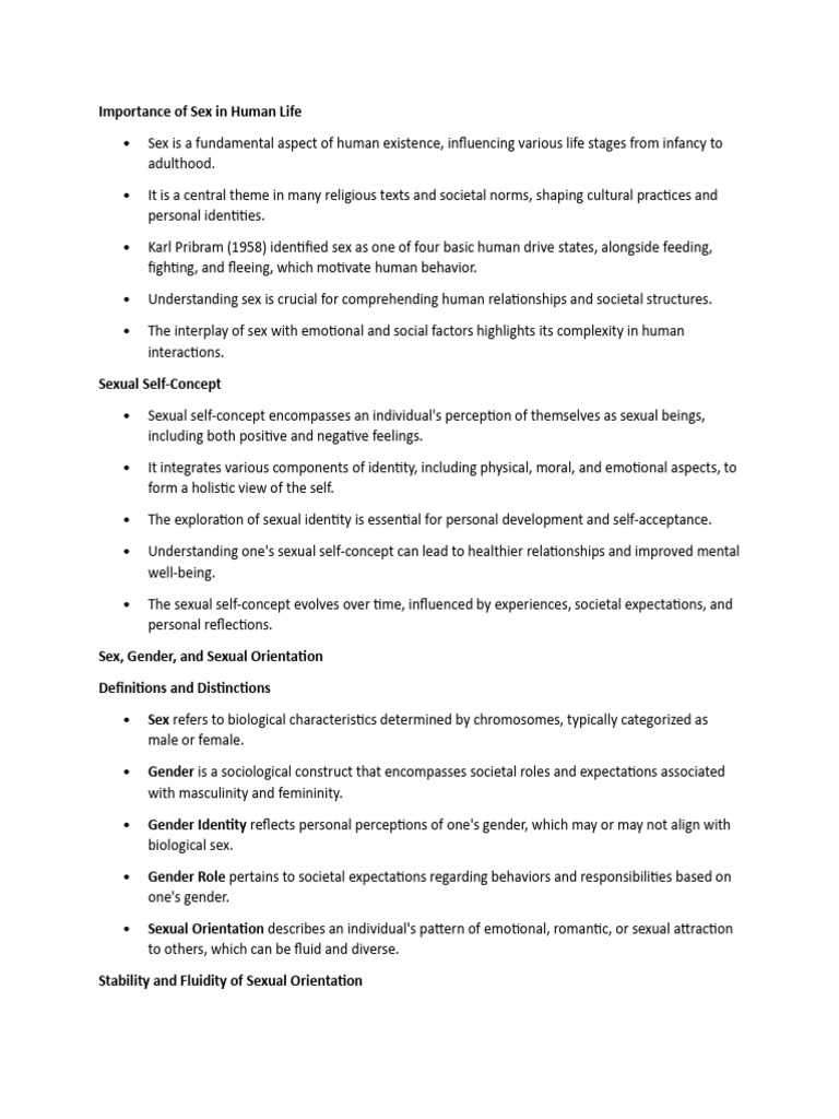 Importance Of Sex In Human Life Pdf Sexually Transmitted Infection