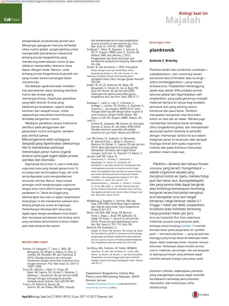 Magazine Plankton PDF - En.id | PDF
