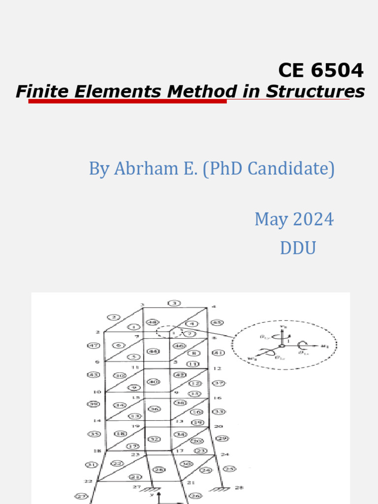 lec01 | PDF | Finite Element Method | Nonlinear System