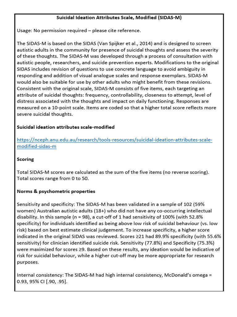 SIDAS-Revision Easy English v5.0 | PDF | Sensitivity And Specificity | Risk