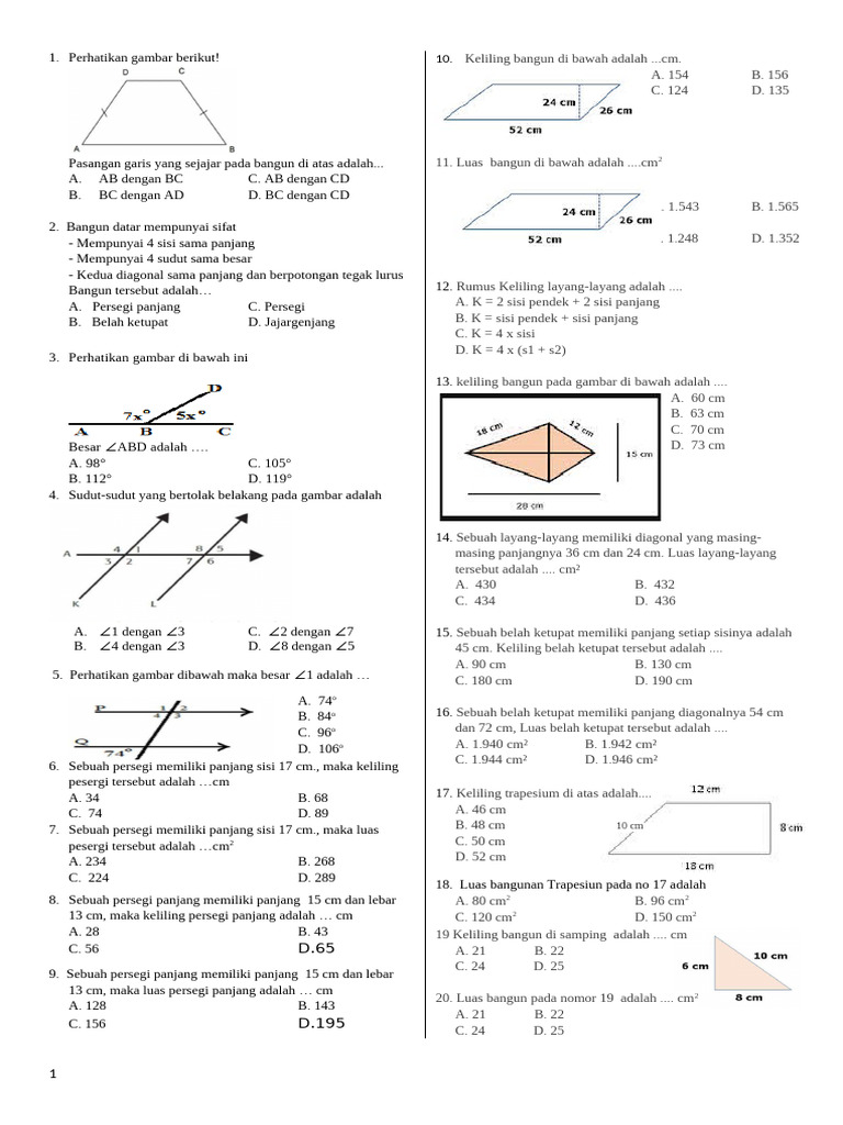 Uh Paket 1a 2024 | PDF