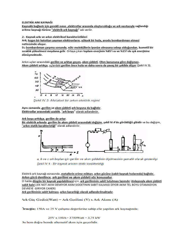 Gedi̇k Eği̇ti̇m Elektri̇k Ark Kaynagi | PDF