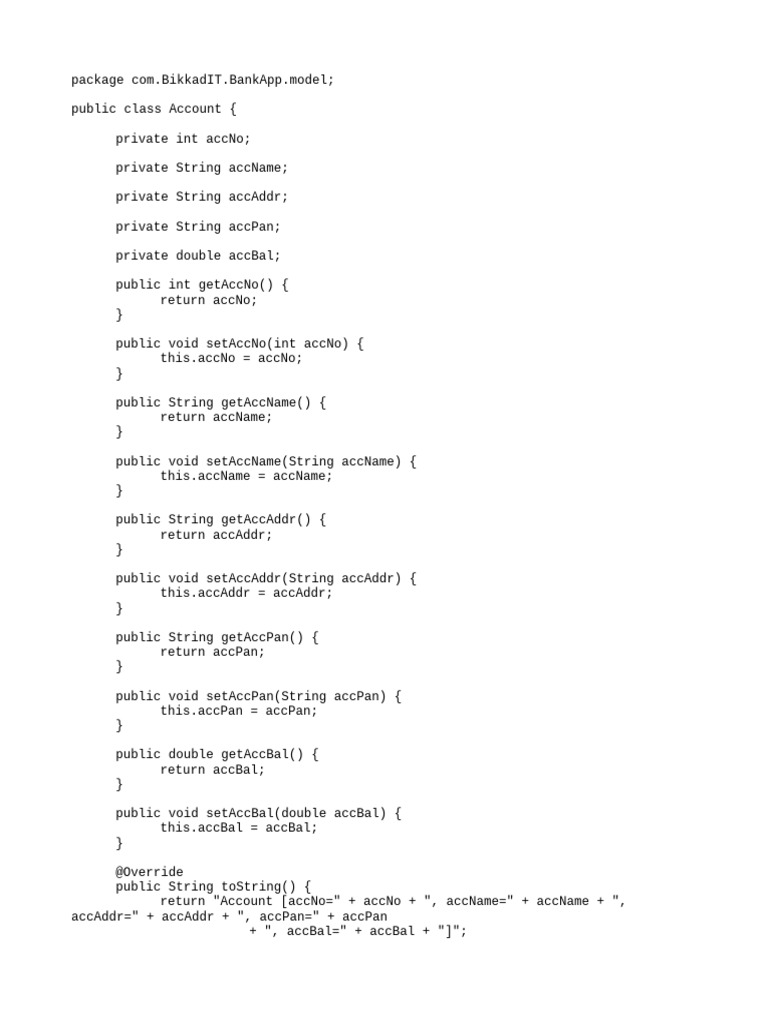 BankAppcoding | PDF | Software Development | Computer Engineering BankAppcoding | PDF | Software Development | Computer Engineering