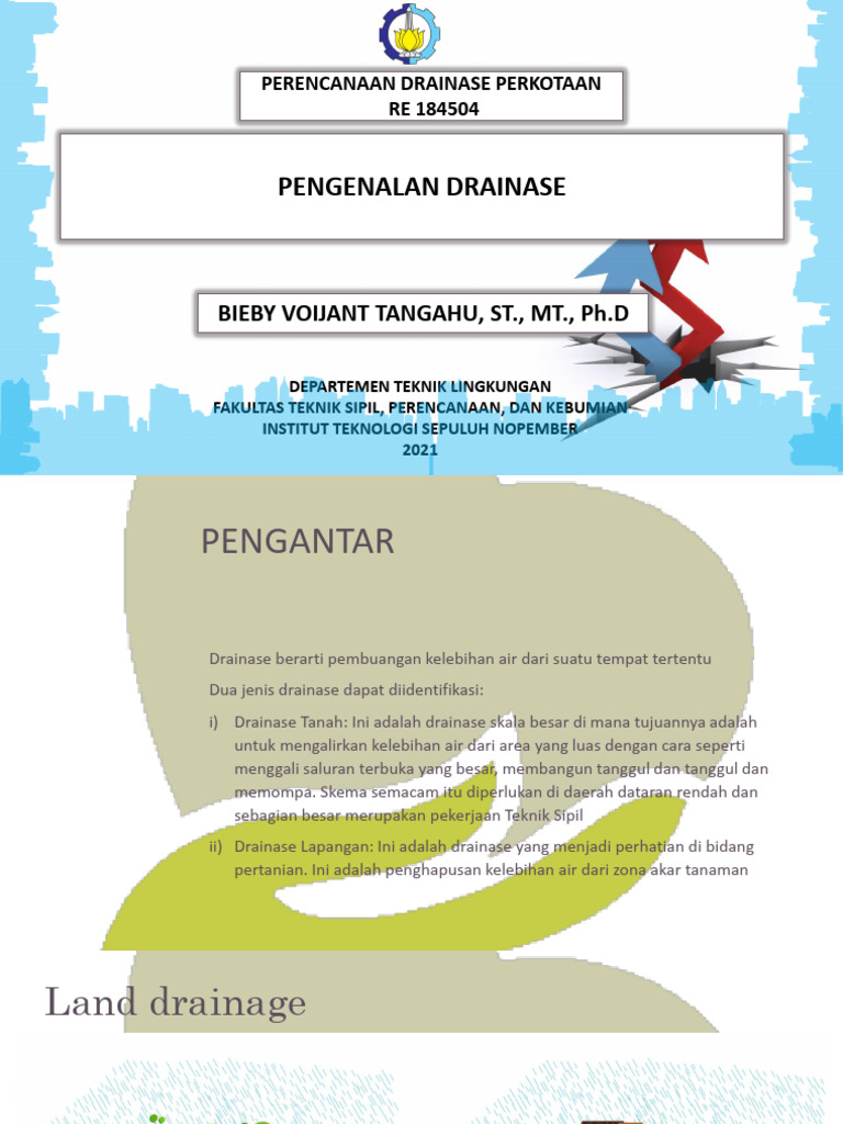 1 - Pengantar Drainase | PDF