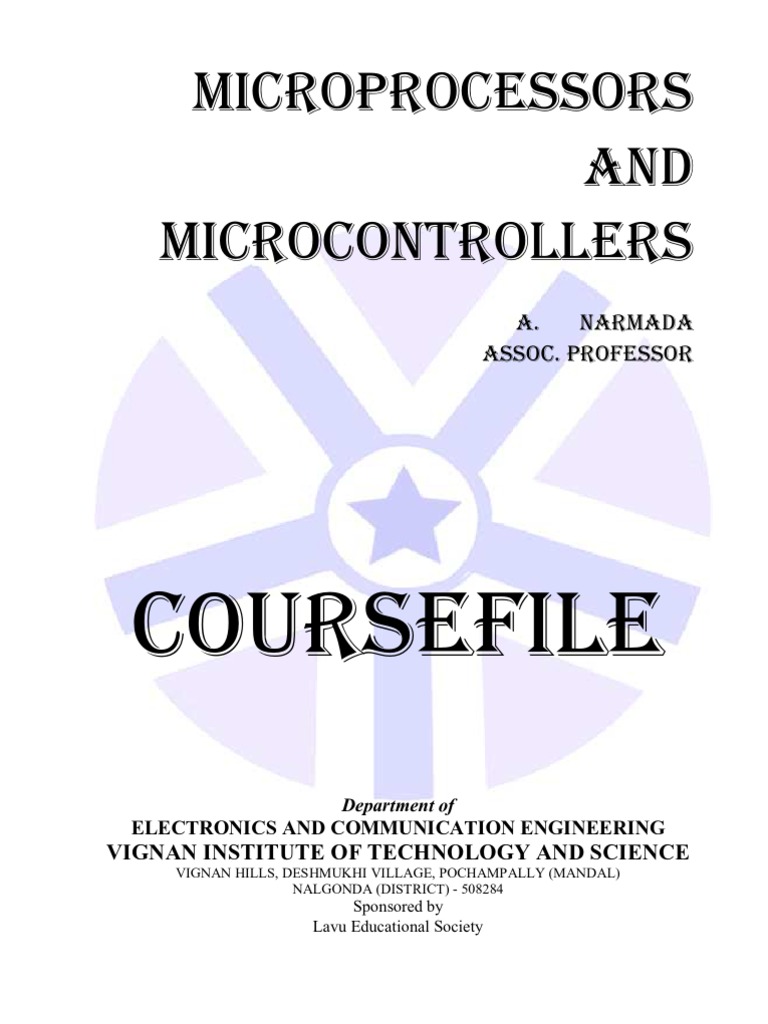 MPMC Course File | PDF | Microcontroller | Assembly Language