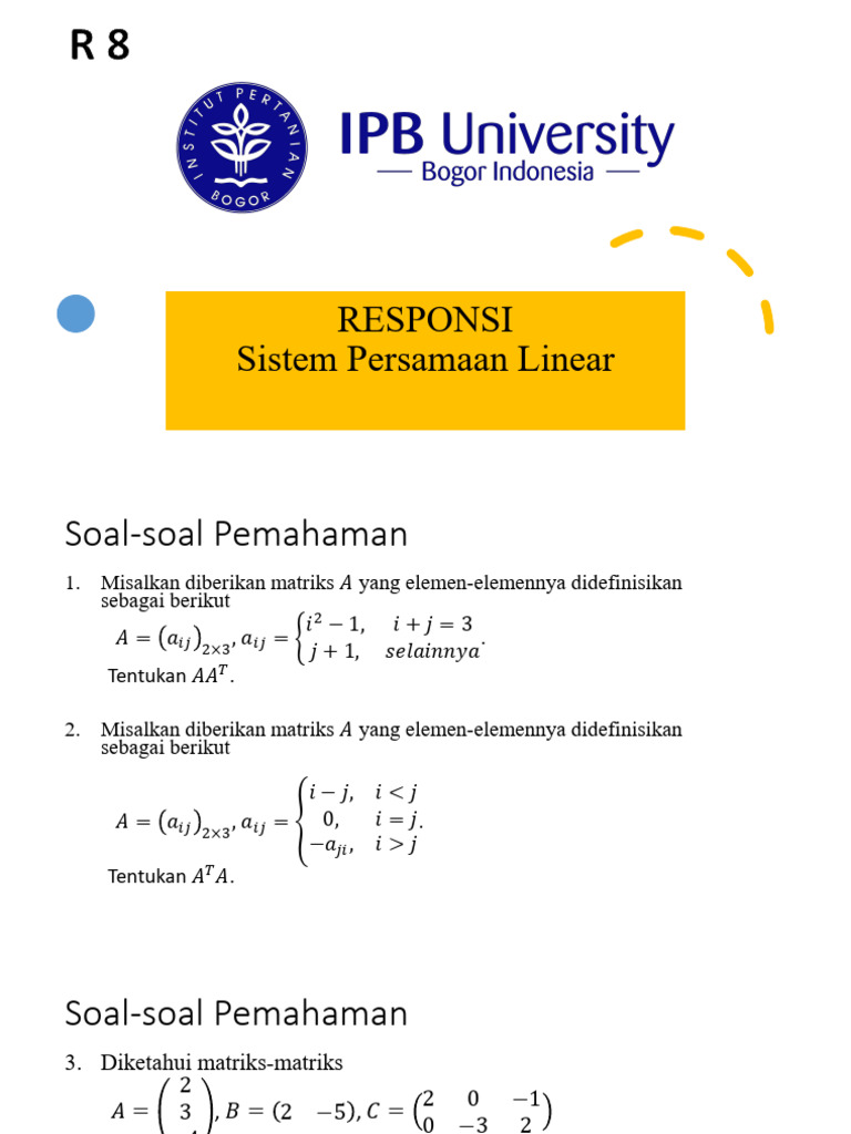 MBL R8 Permodelan Mat Dengan SPL - Rev (2024) | PDF