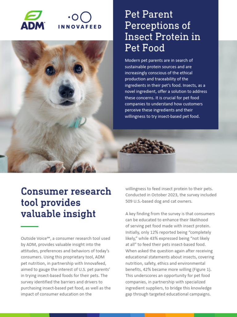 Pet Parent Perceptions of Insect Protein in Pet Food | PDF | Pet | Foods