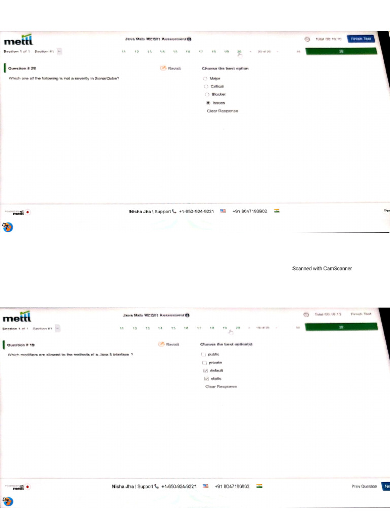 NAAZ's Java Mcq1 With Ans | PDF