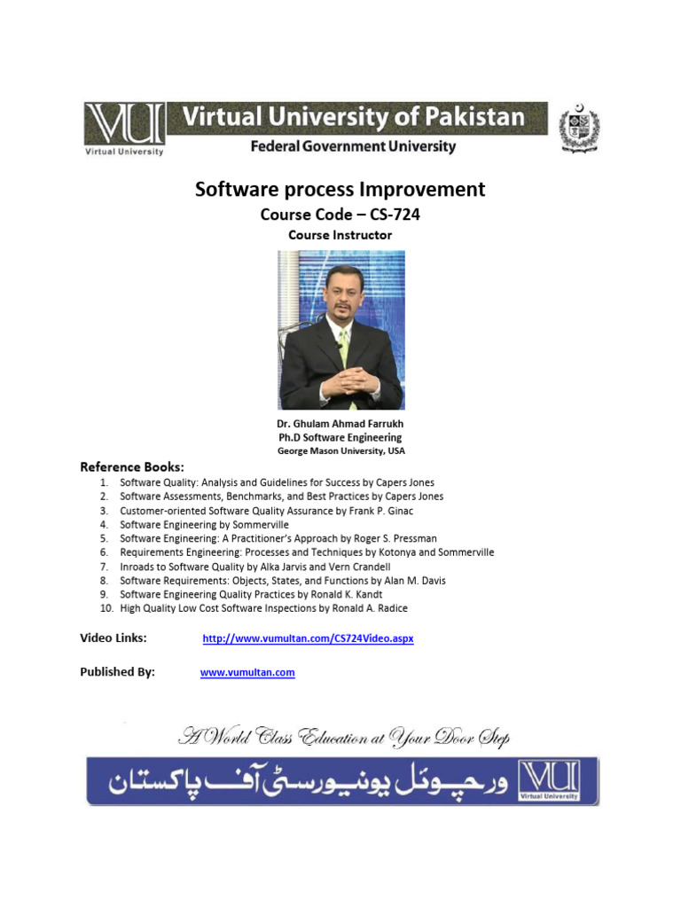 CS724 Handouts | PDF | Software Development Process | Version Control