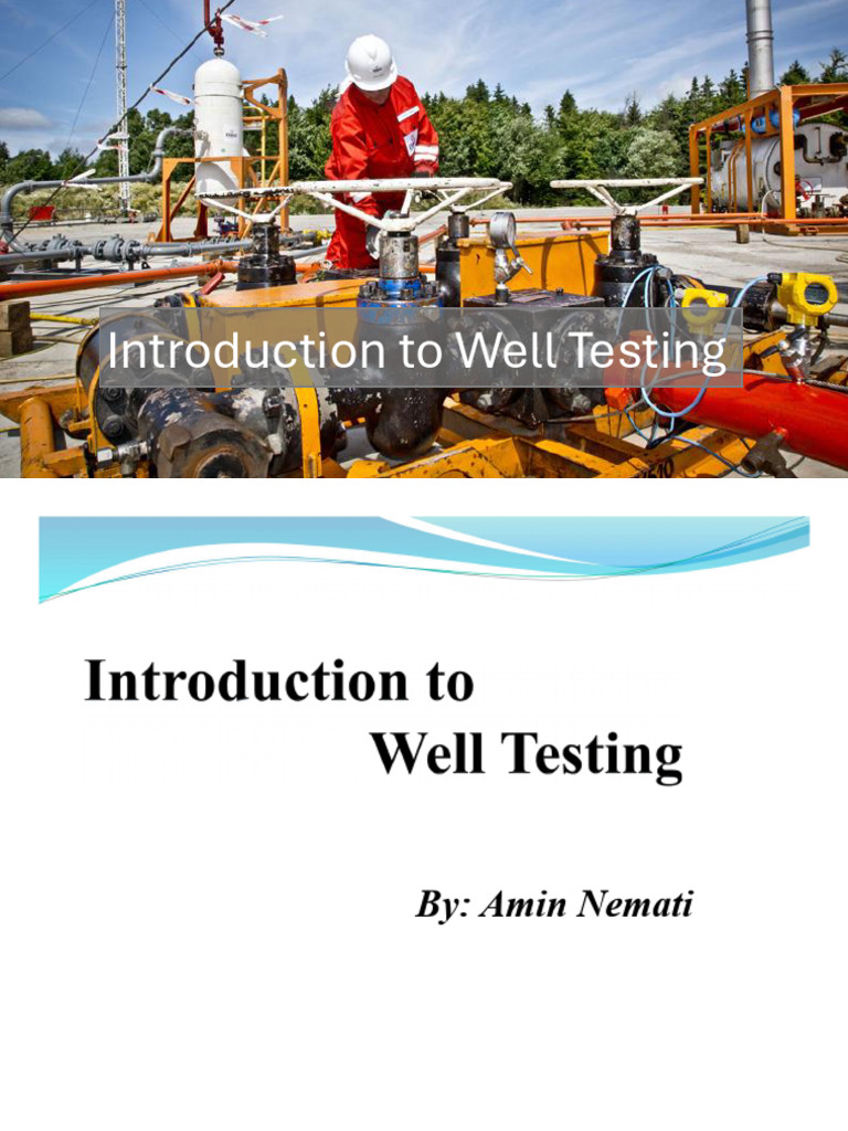 Introduction To Well Testing | PDF | Fluid Dynamics | Petroleum Reservoir