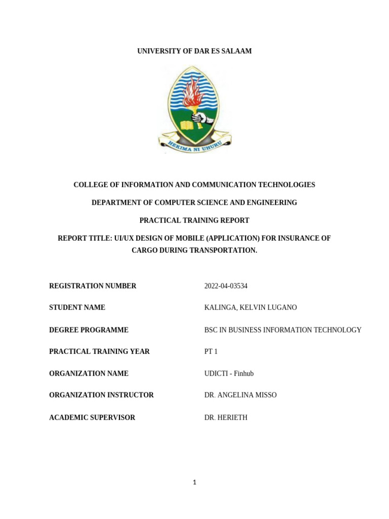 UI/UX Design for Cargo Insurance App | PDF | Design Thinking | Mobile App