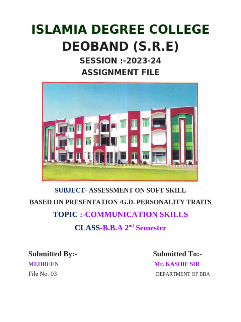 Bba Assignment | PDF
