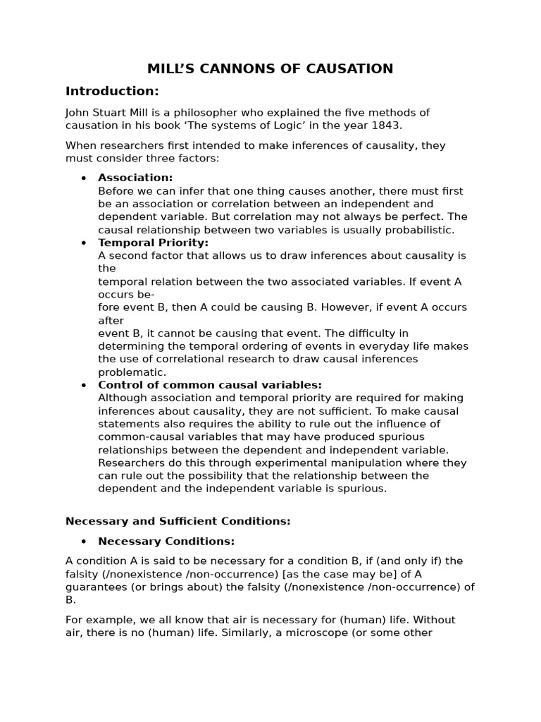 Research Methods and Statistics 1 | PDF | Causality | Cognition