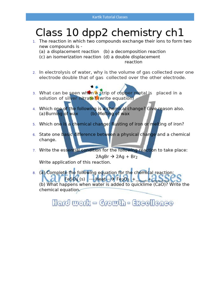 DPP 2 | PDF | Teaching Methods & Materials | Science & Mathematics