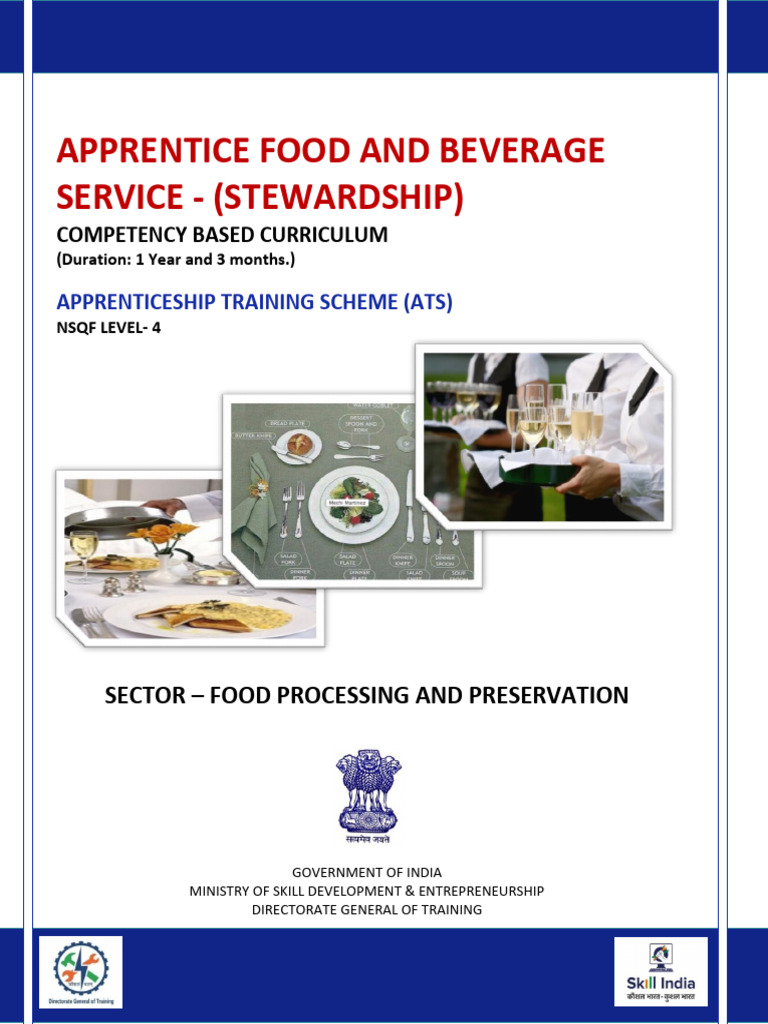 ATS-AFABS (Stewardship) - NSQF-4 2 | PDF | Apprenticeship ...
